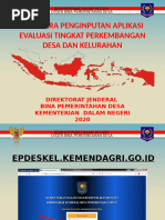 Panduan Penggunaan Aplikasi EPDESKEL | PDF