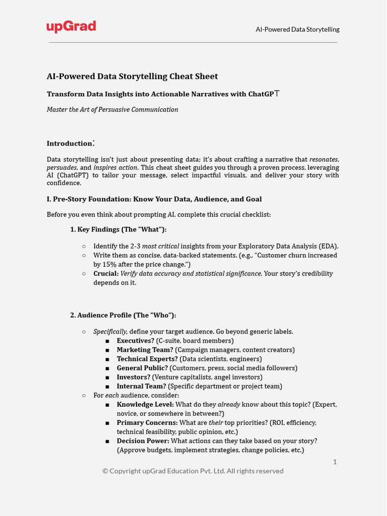 AI-Powered Data Storytelling | PDF | Marketing