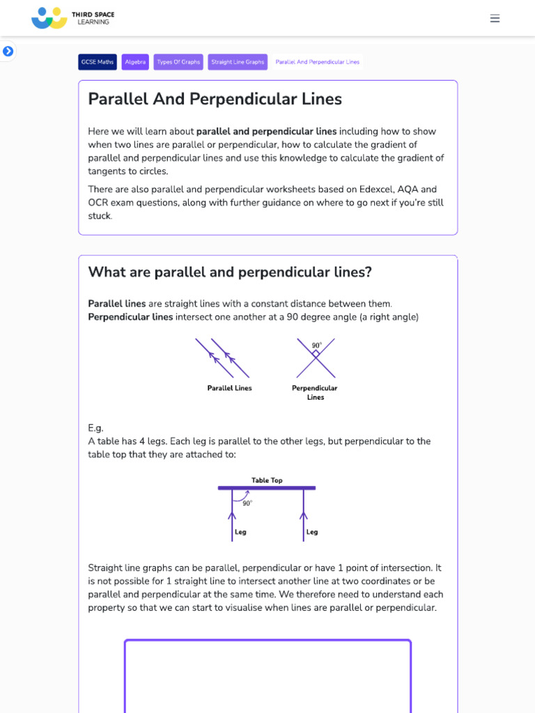 Equations of Parallel Lines | PDF