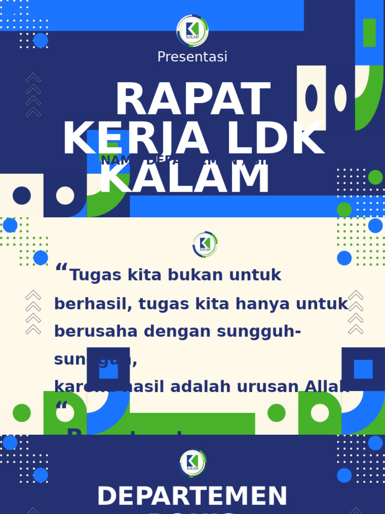 Rapat Kerja Rohis LDK Kalam 2025-1 | PDF