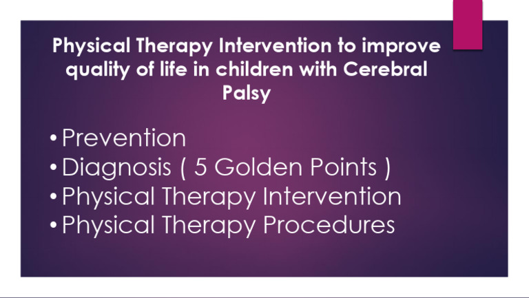 Pediatric PT Lec 2 | PDF