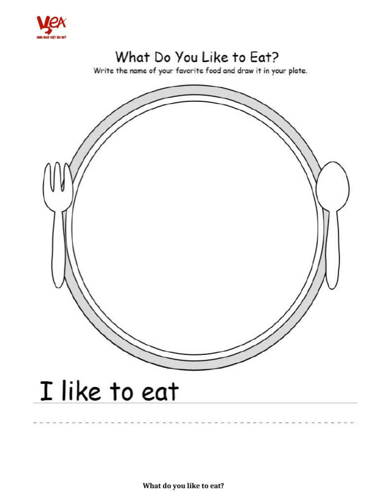 What Do You Like To Eat | PDF
