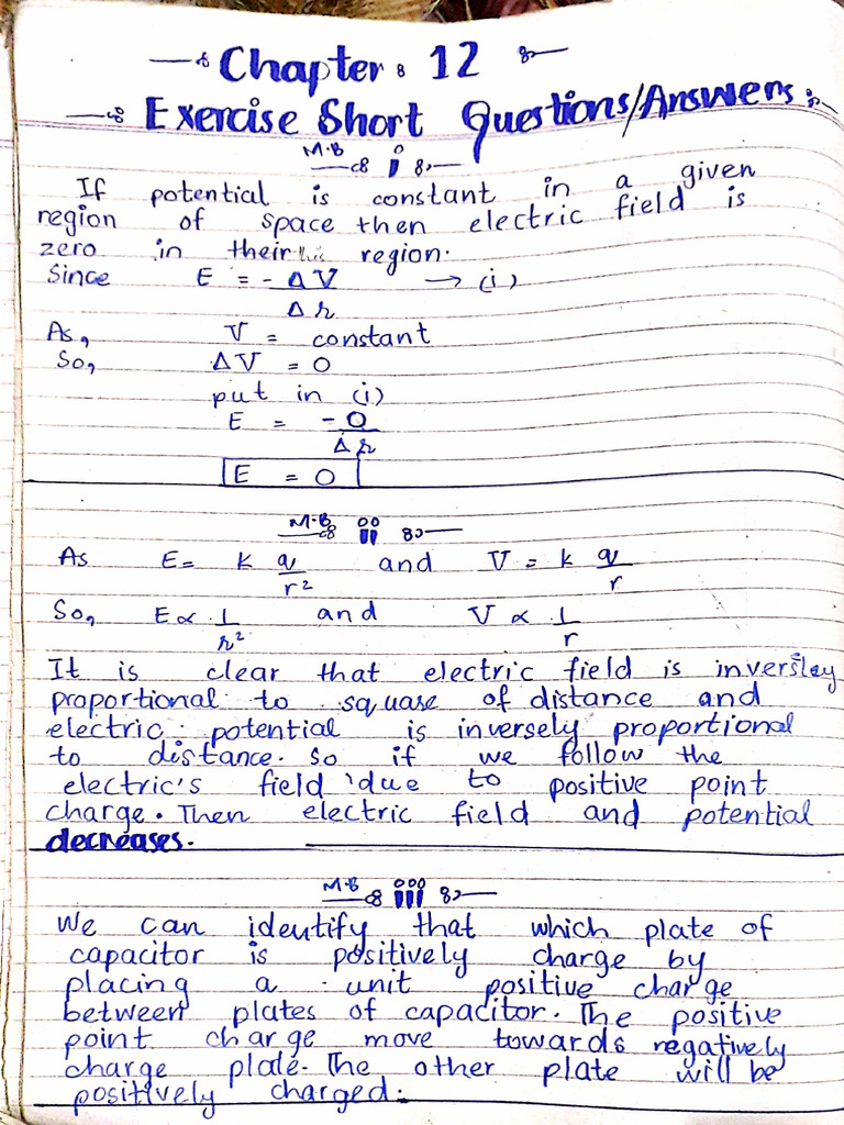 12 Phy CH 12 To 16 and 18 Short Questions | PDF
