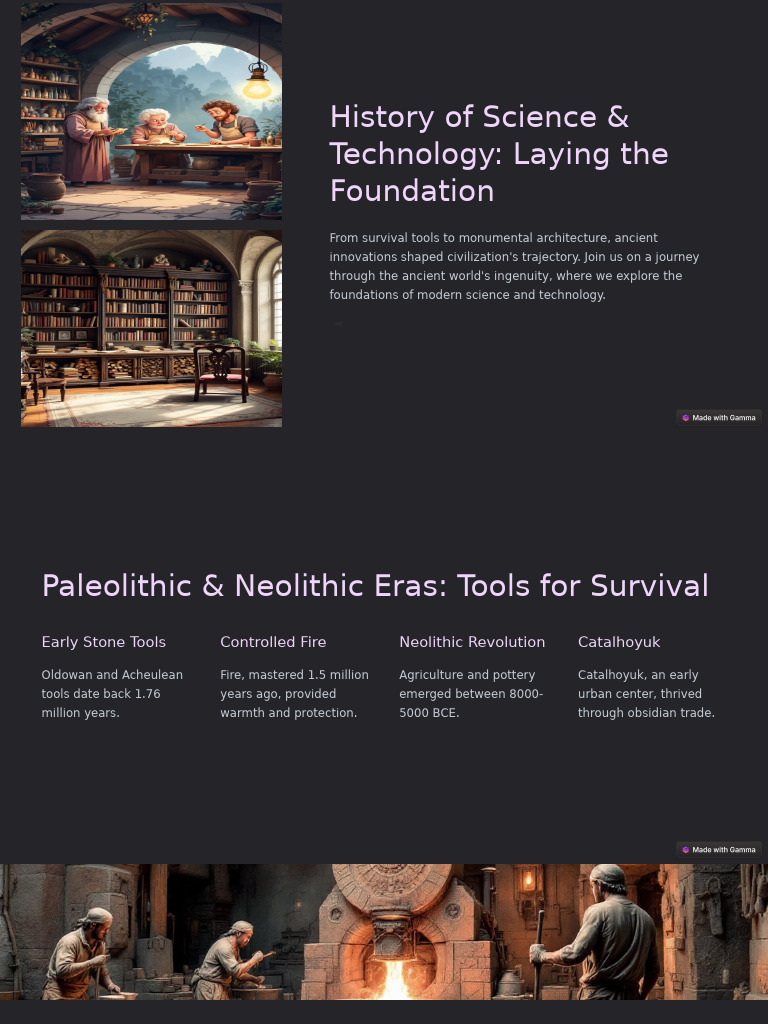 Ancient Innovations in Science & Tech | PDF | Ancient History | Ancient ...