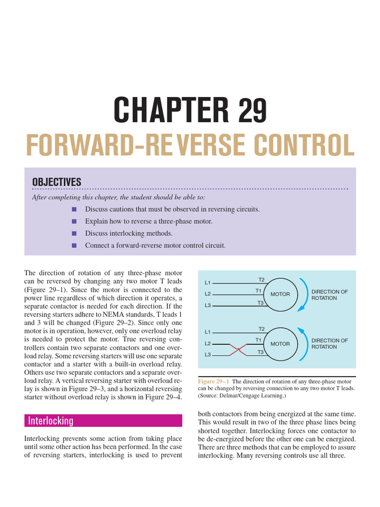 Forward-Reverse Motor Control Guide | PDF | Switch | Electric Power