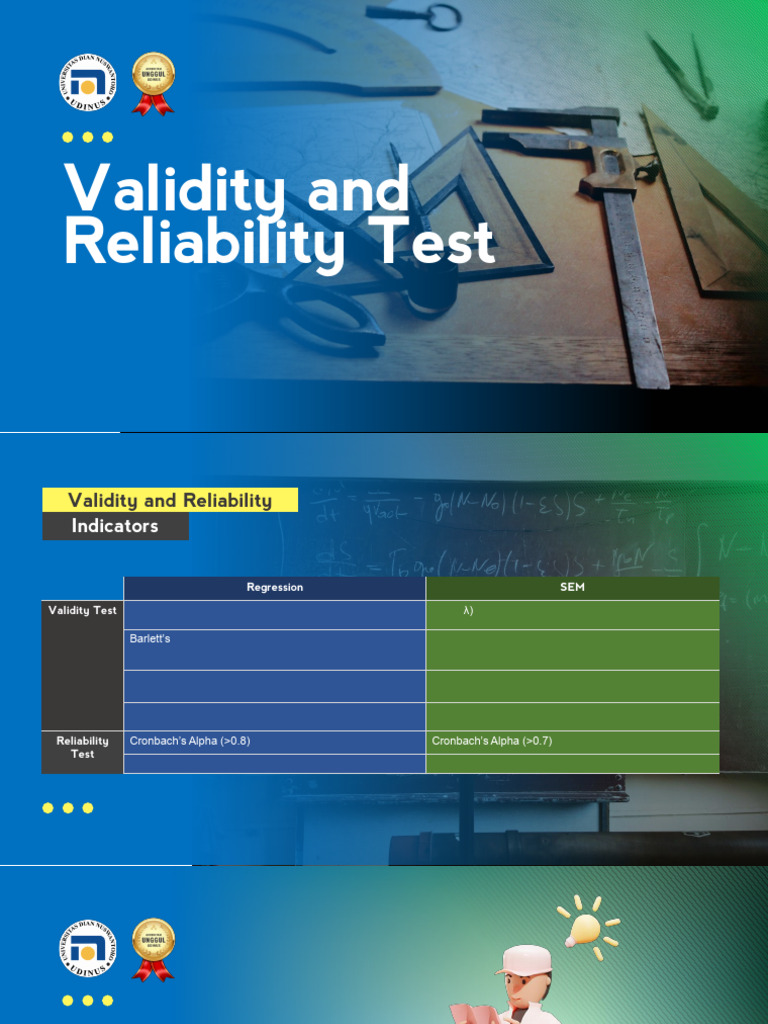 6-7 - Validity and Reliability Test | PDF