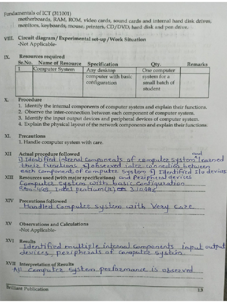 ICT Manual 1-10 | PDF