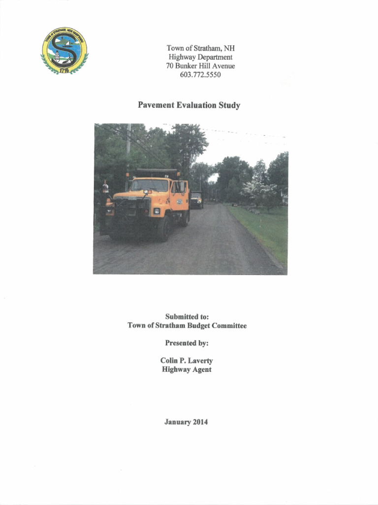 Pavement Eval Study | PDF