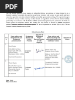 Form 9: Consent for Designated Partner | PDF | Limited Liability ...