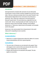 Notes of CH 2 What Is Democracy - Why Democracy - Class 9th Civics ...