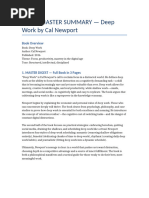 Deep Work: Master Focus for Success | PDF | Disciplines | Flow (Psychology)