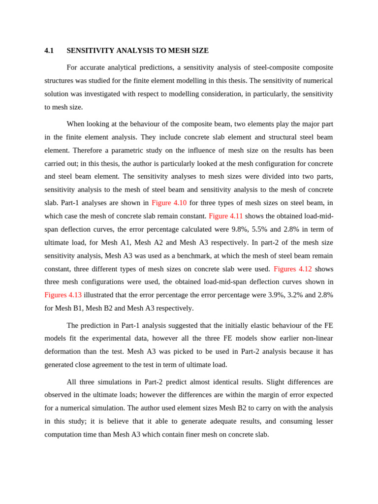 Cellular Beams - Sensitivity Analysis | PDF | Beam (Structure) | Sensitivity Analysis