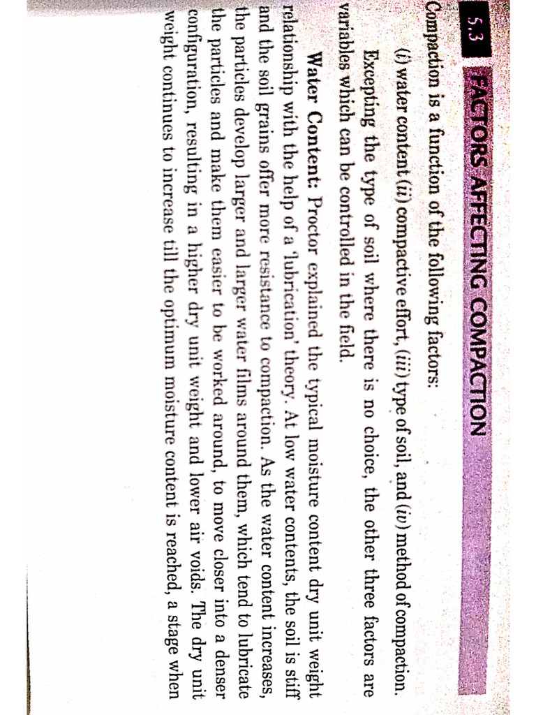 Factors Affecting Compaction | PDF