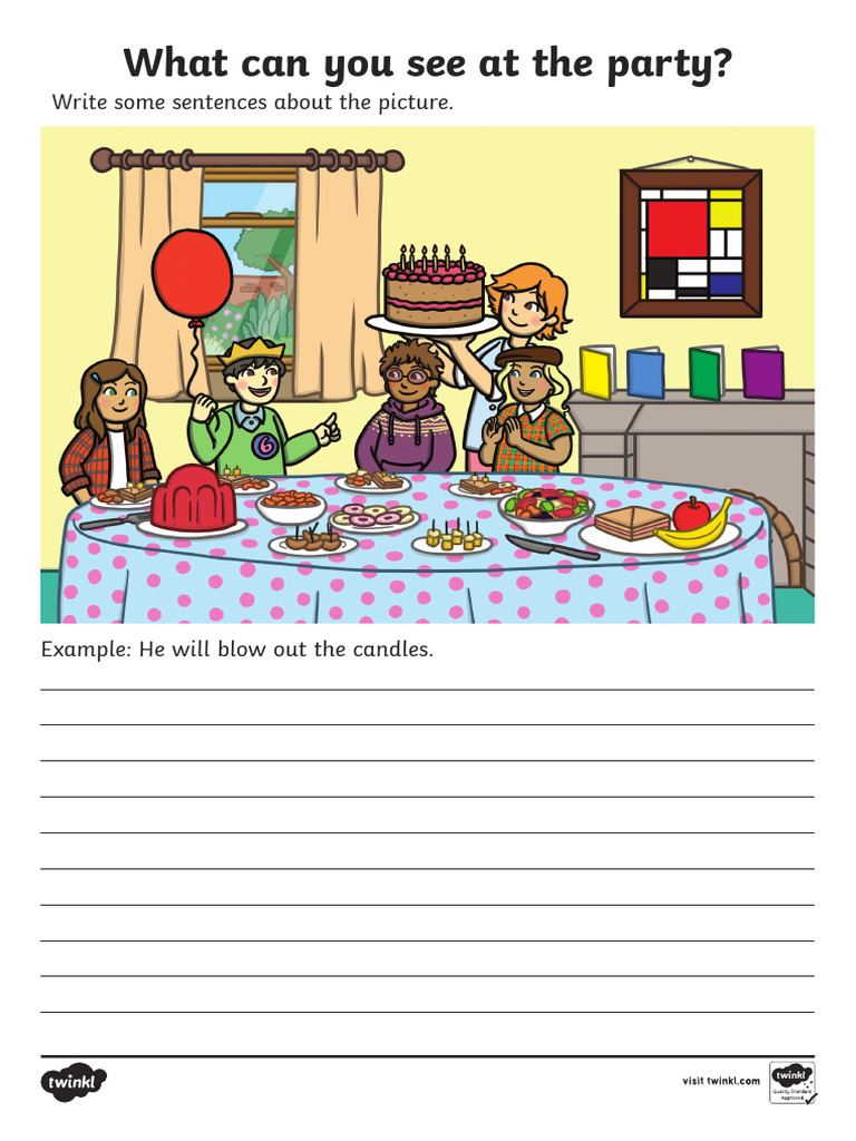 Birthday Party - Writing | PDF