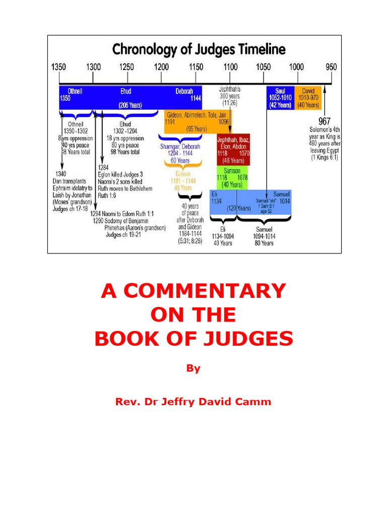 Commentary On The Book of Judges | PDF | Books Of The Hebrew Bible ...
