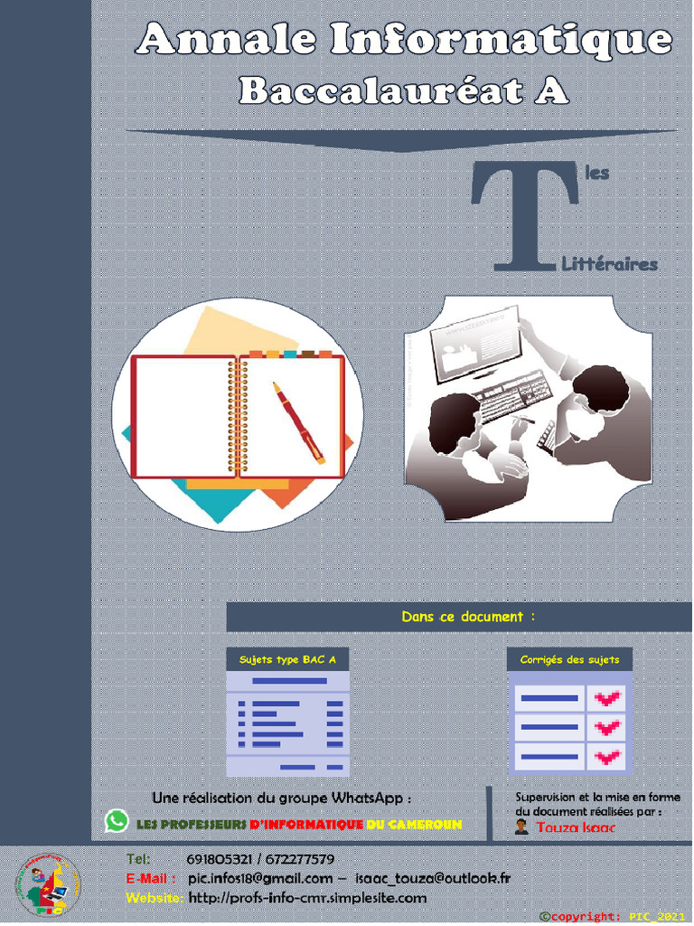 Annale PIC Tle A Word Phoenix | PDF