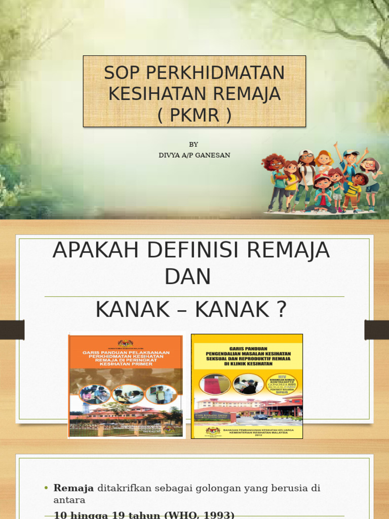 Sop Perkhidmatan Kesihatan Remaja | PDF