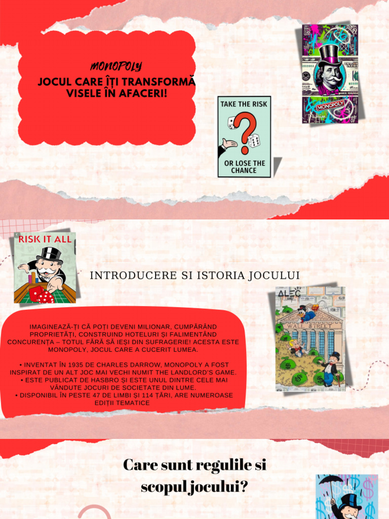 Proiect LB Romana - MONOPOLY PDF | PDF