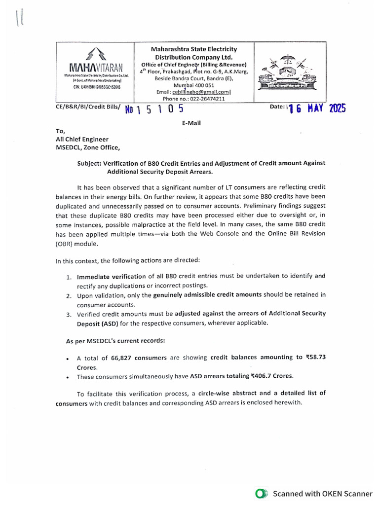 BI Excess Credit 15105 | PDF