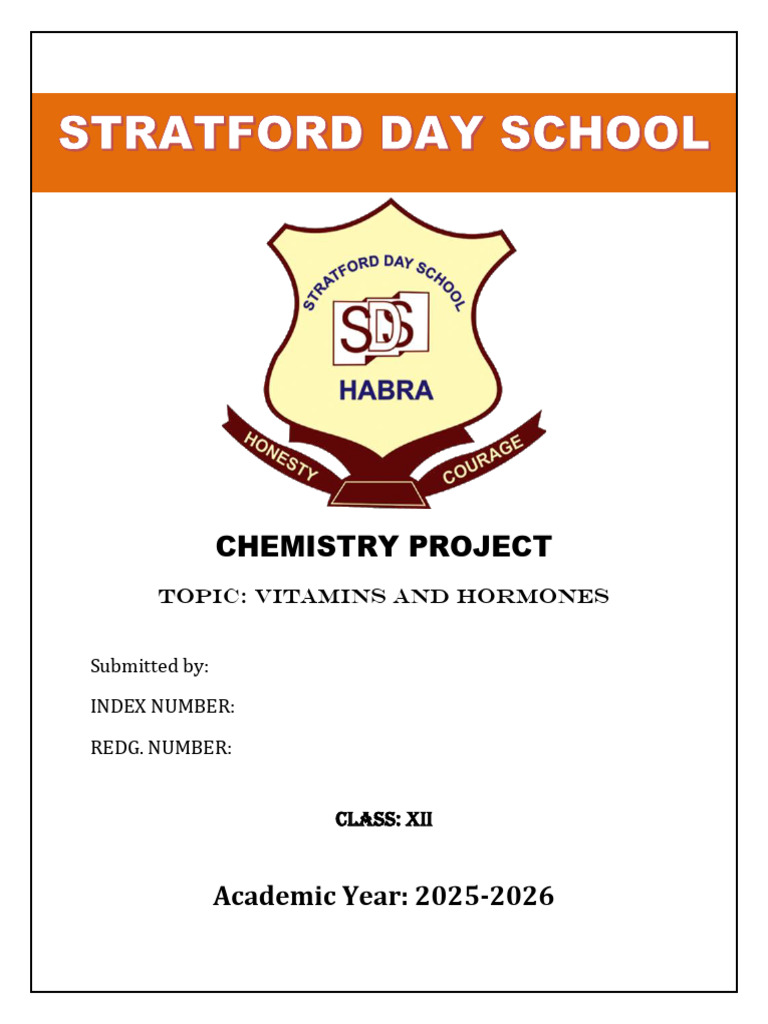 Vitamins and Hormones Full Project | PDF | Vitamin | Hormone