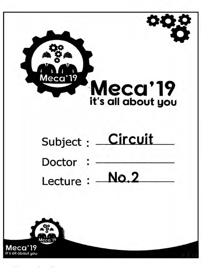 Lec (2) Circuits | PDF