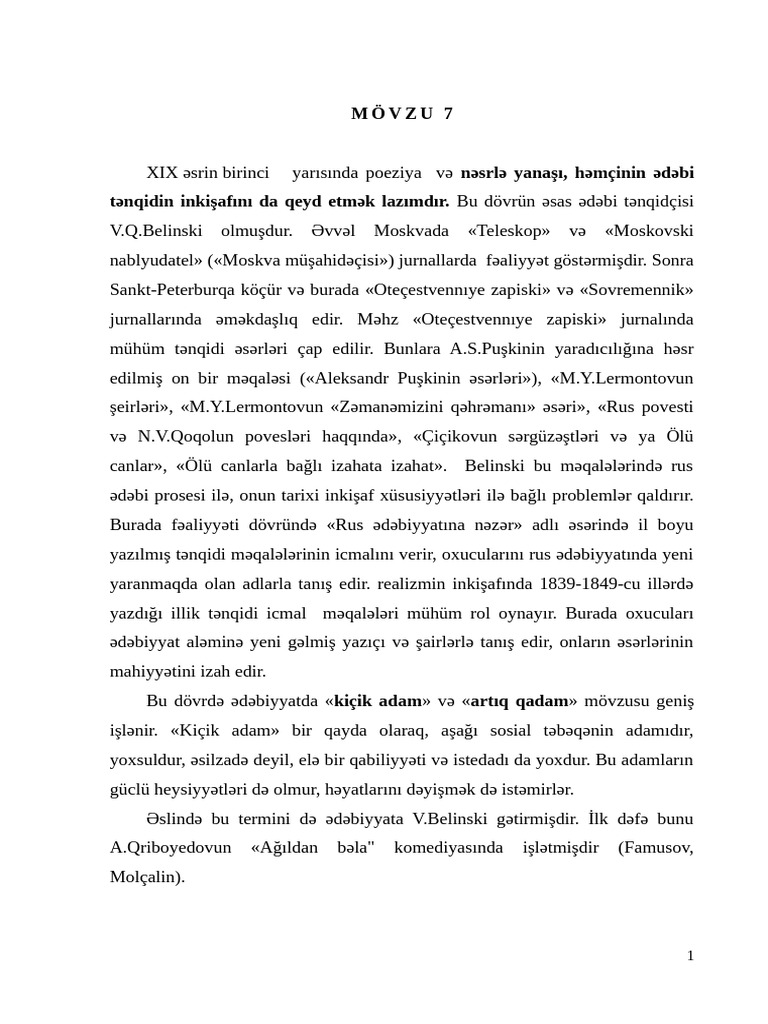 Mövzu 7 Son Variant | PDF