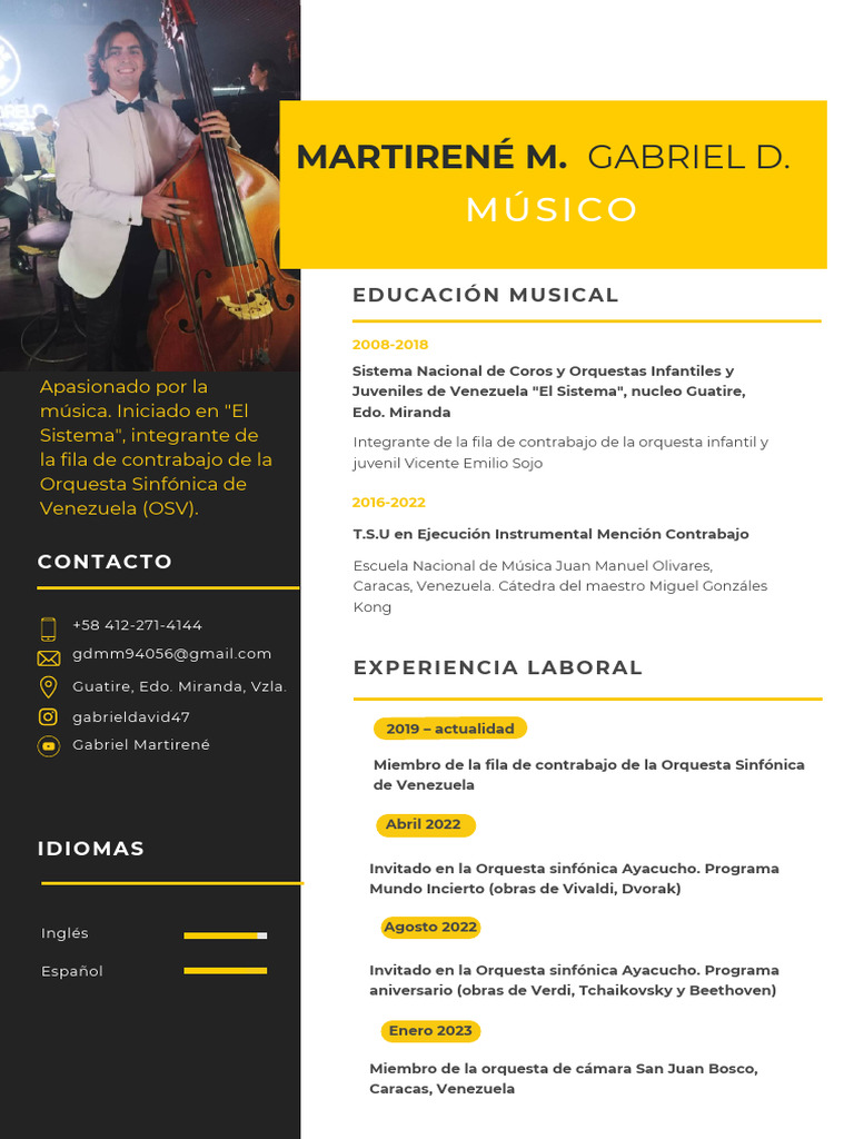 Curriculum Vitae Gabriel Martirené | PDF