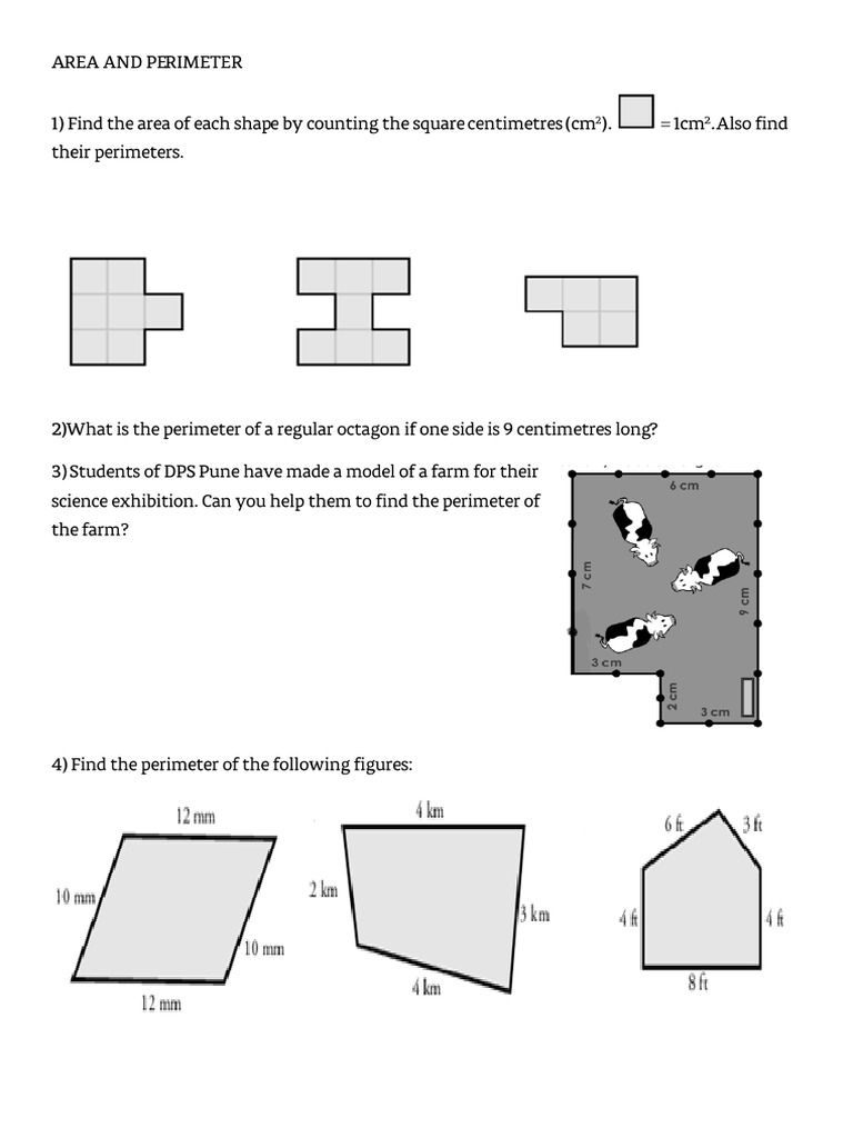 Area and Perimeter 2 | PDF
