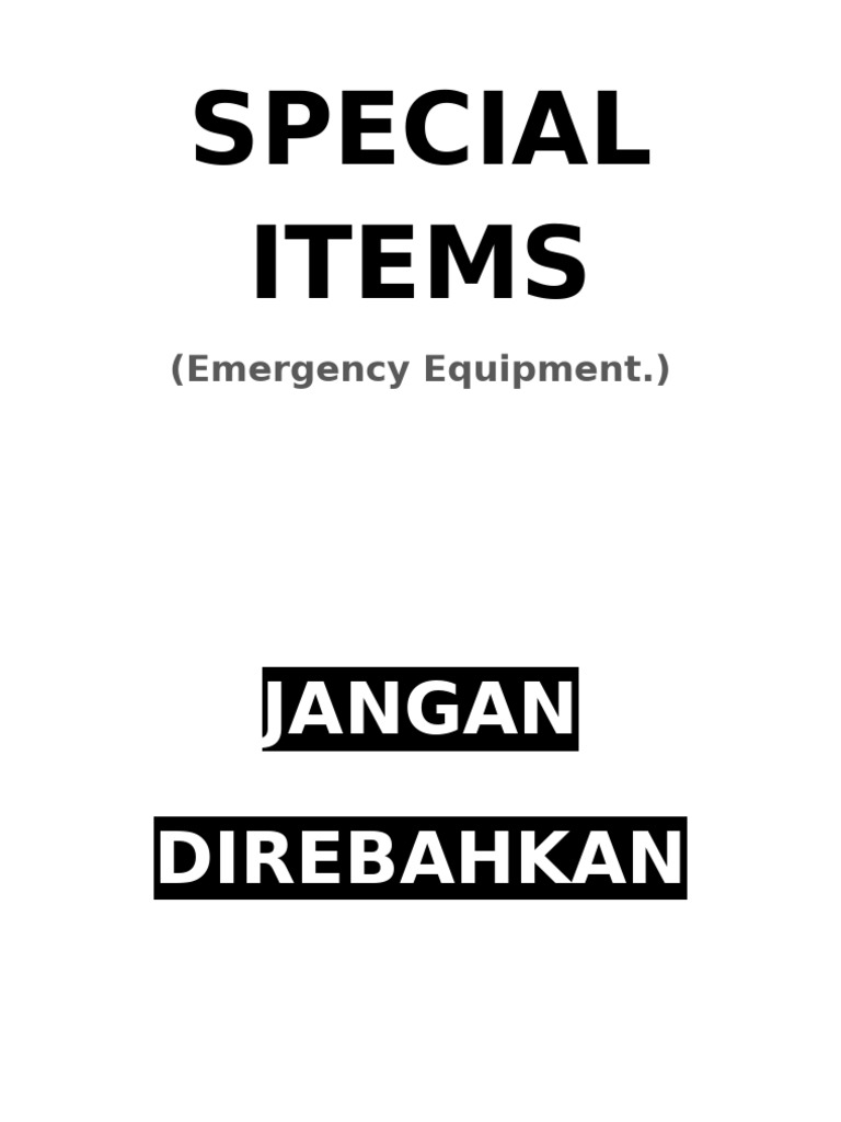 Special Items - Print Ert | PDF