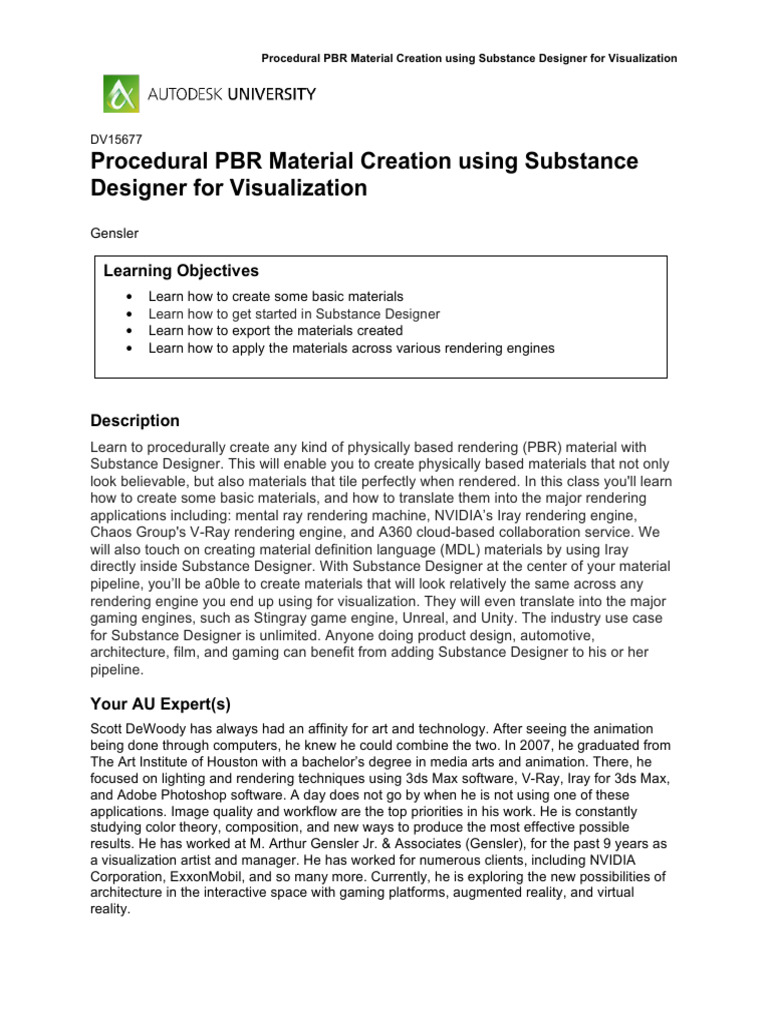Procedural PBR Material Creation Class | PDF | Reflection (Physics ...