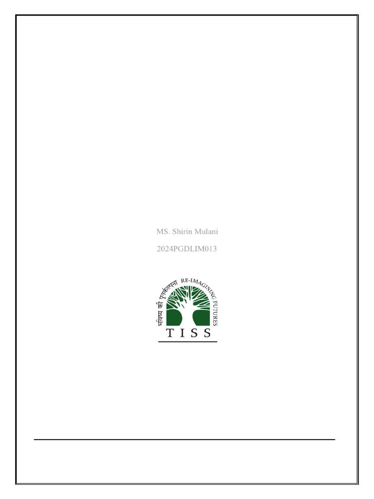 DL02-B2 Foundations of Digital Libraries - Shirin Mulani | PDF | Digital Library | Libraries