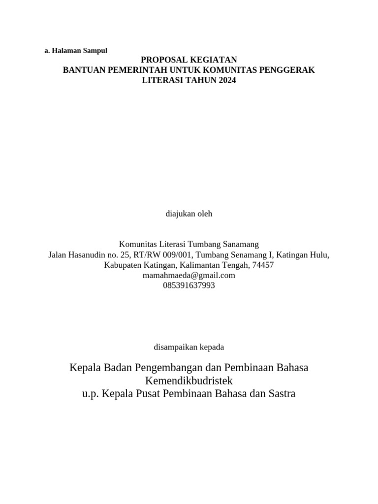 Format Proposal | PDF