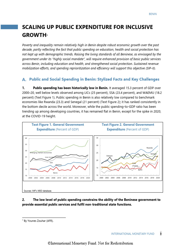 Fmi Scaling Up Public Expenditure For Inclusive Growth | PDF ...