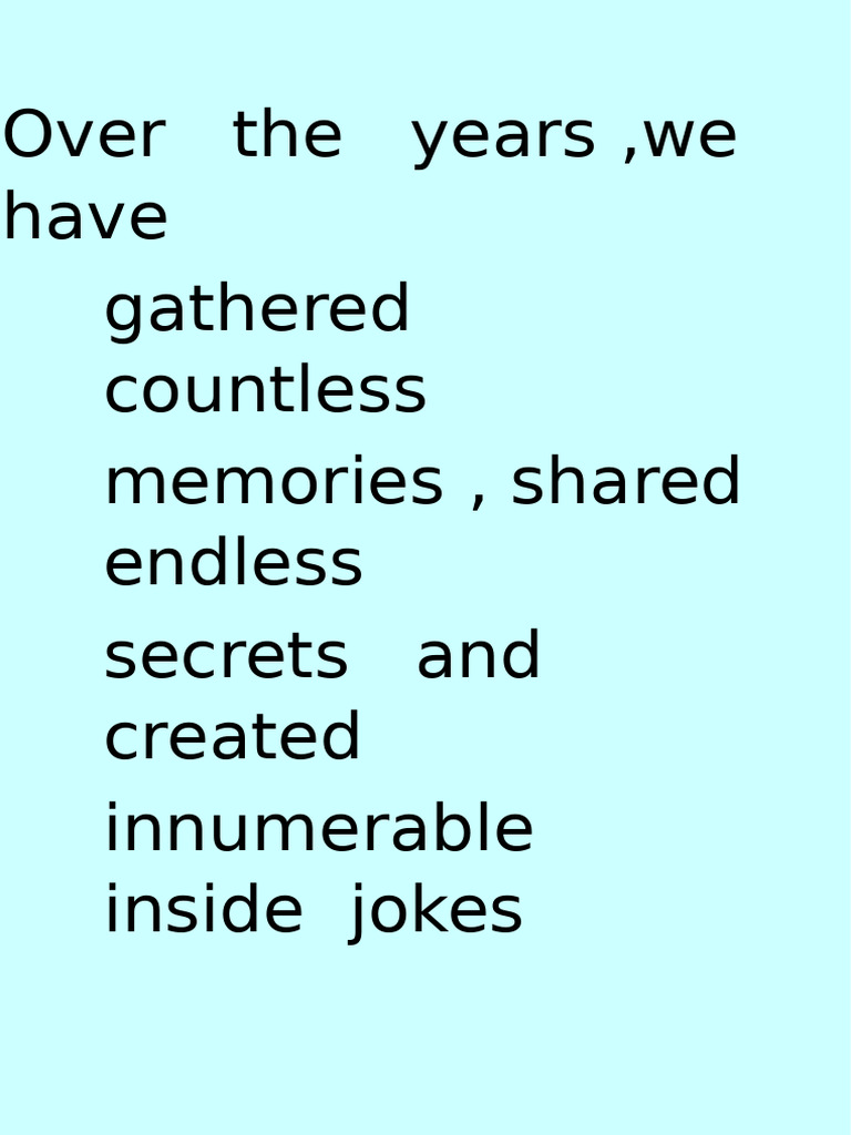 Over The Years | PDF