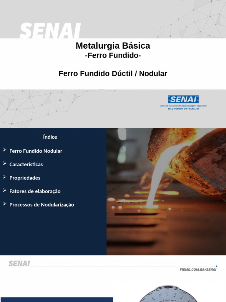 Propriedades do Ferro Fundido Nodular | PDF | Ferro fundido | Liga