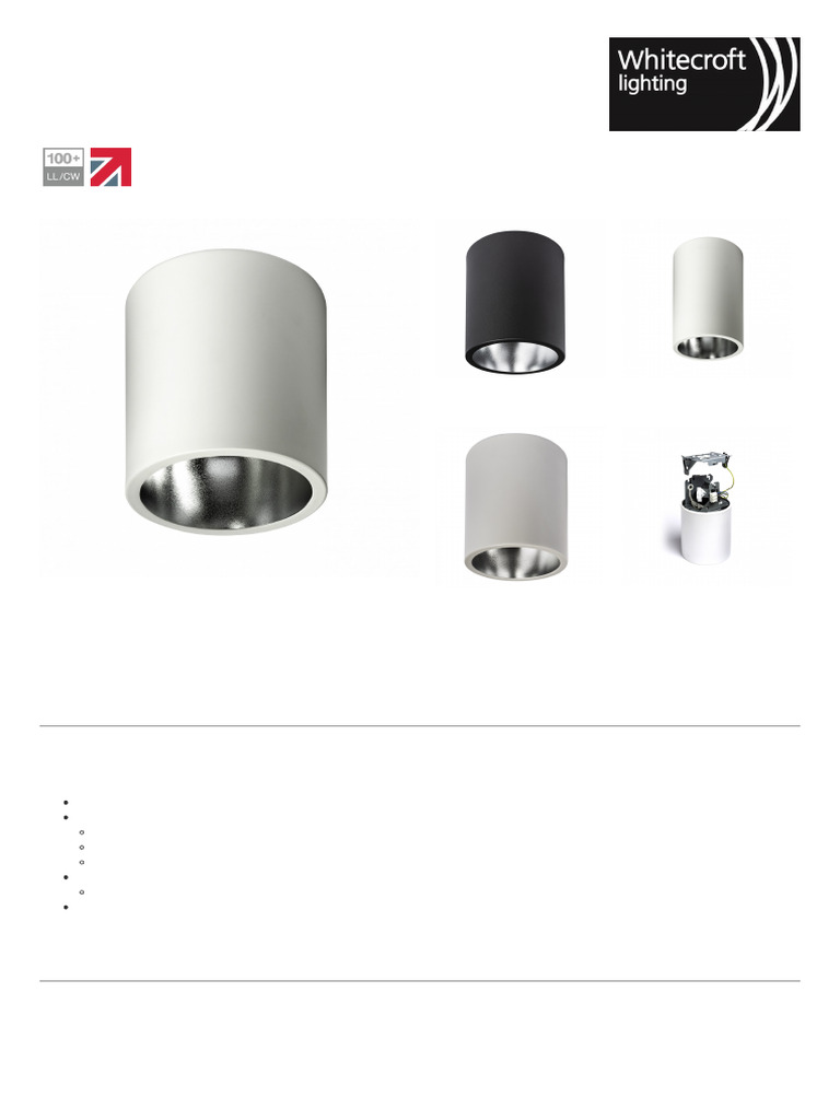 Mirage Led Surface Datasheet | PDF | Lighting | Light