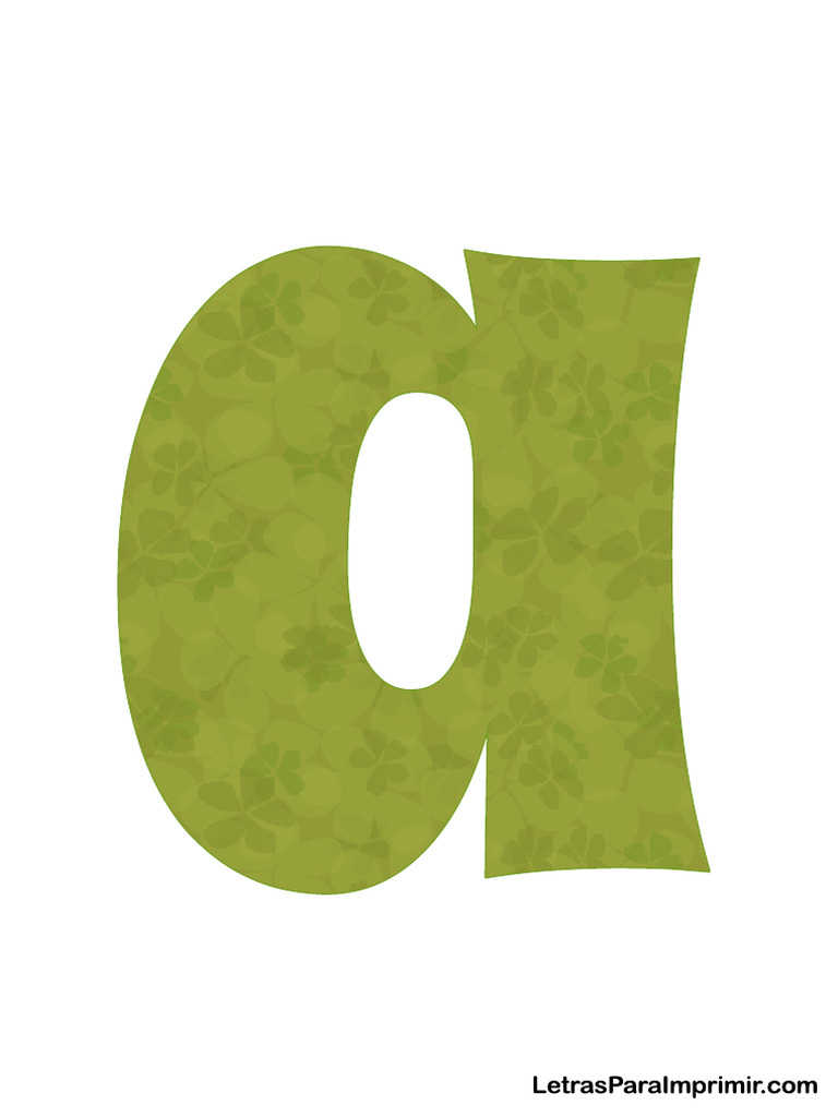 Letras Decoradas para Imprimir 1 | PDF