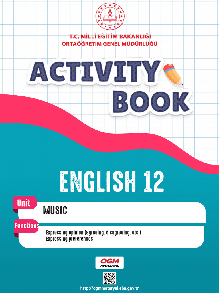 English 12 Music Activity Book | PDF | Singing | Songs