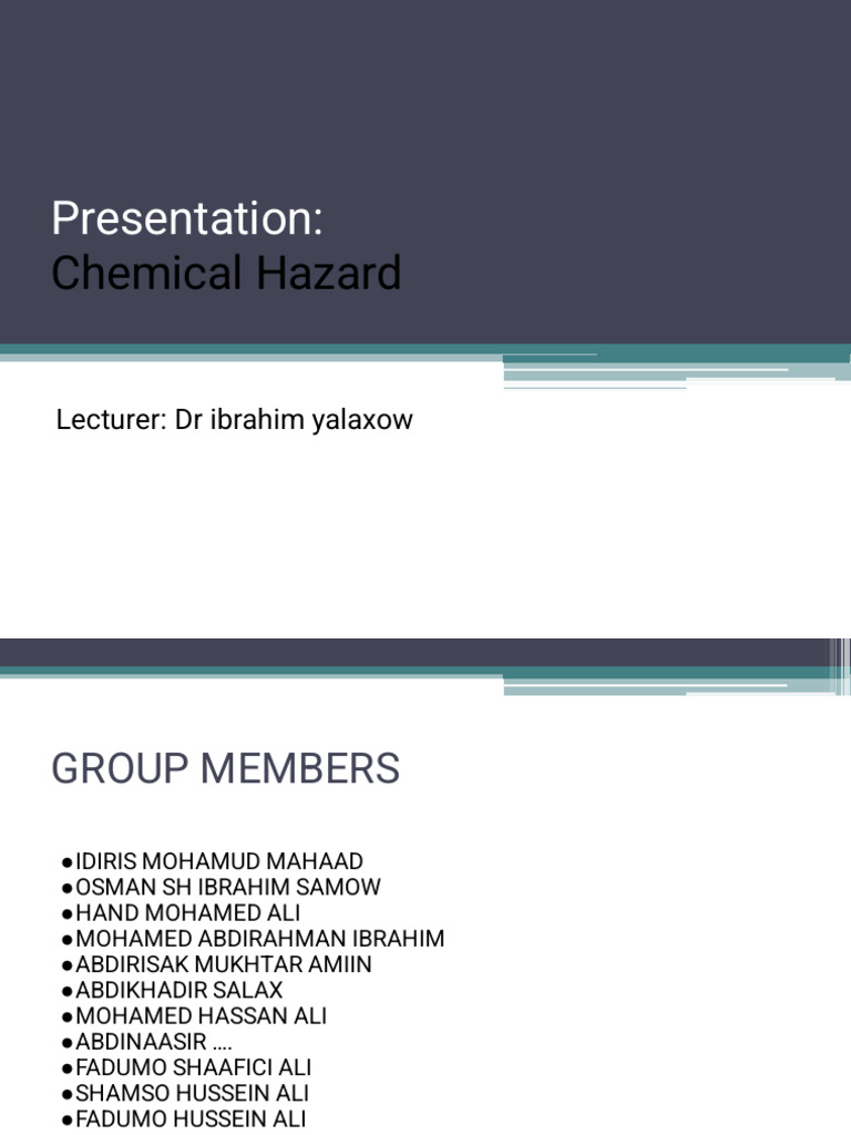 Understanding Chemical Hazards and Safety | PDF | Toxicity | Corrosion