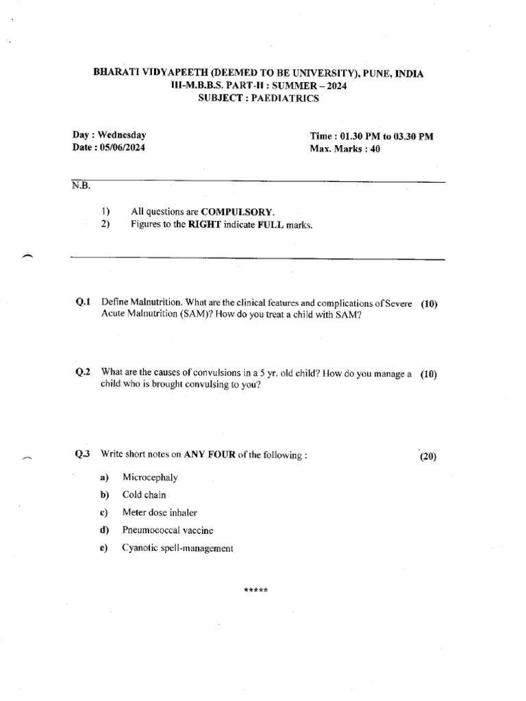 Paediatrics (2) Compress | PDF