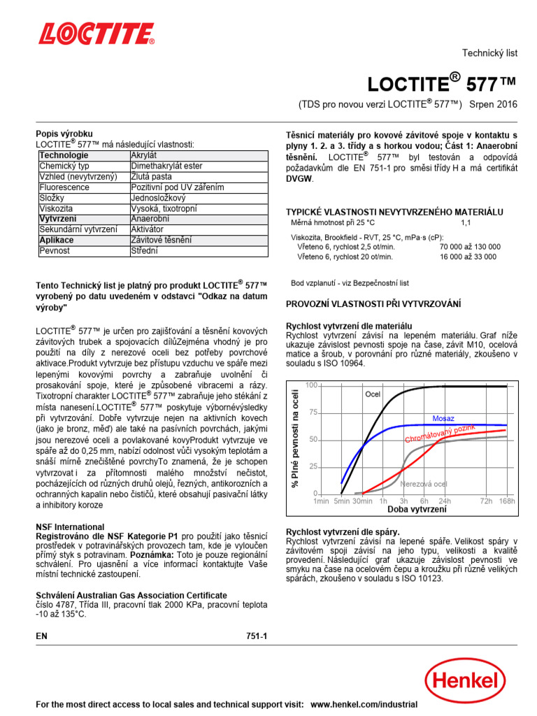 LOCTITE 577 Cs - CZ | PDF