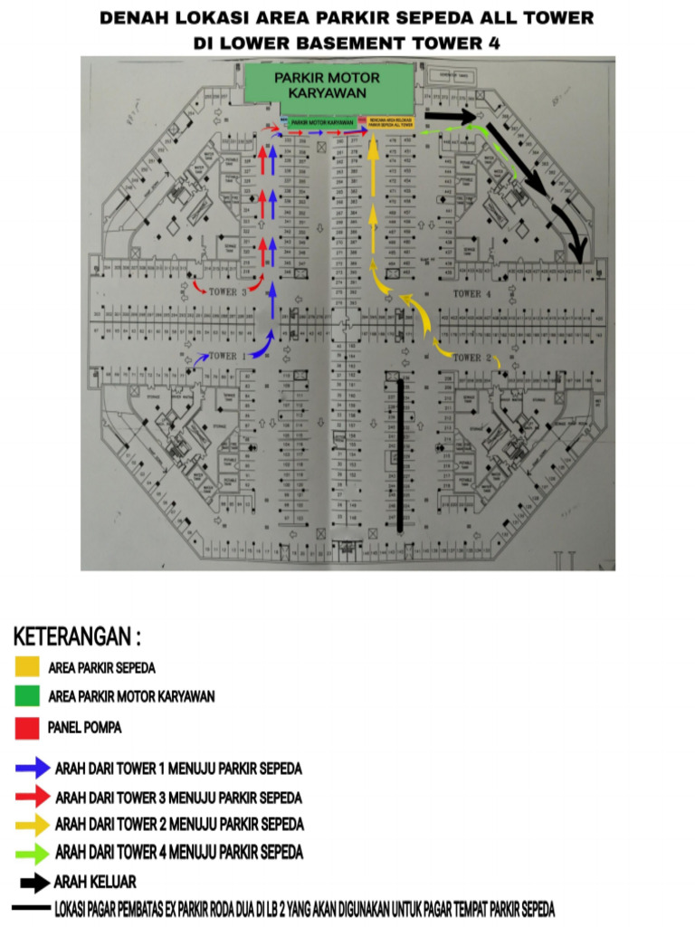 Pagar Ex Area Parkir Roda Dua | PDF