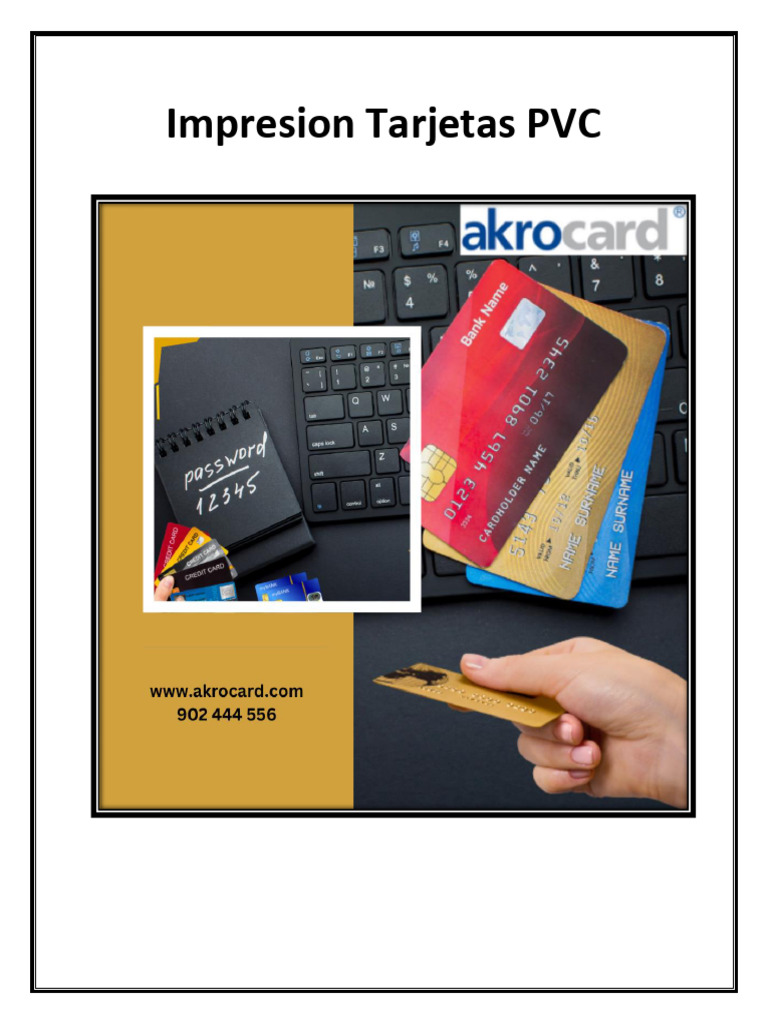 Impresion Tarjetas PVC | PDF