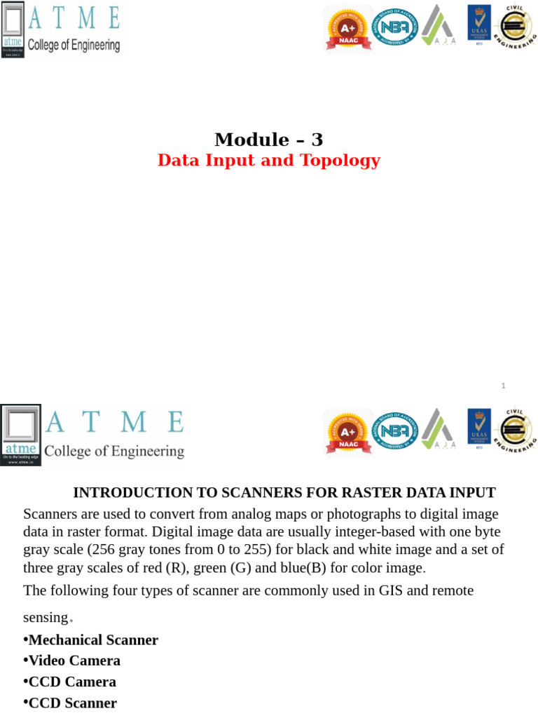 Bcv654b Gis Module - 3 | PDF | Geographic Information System | Image ...