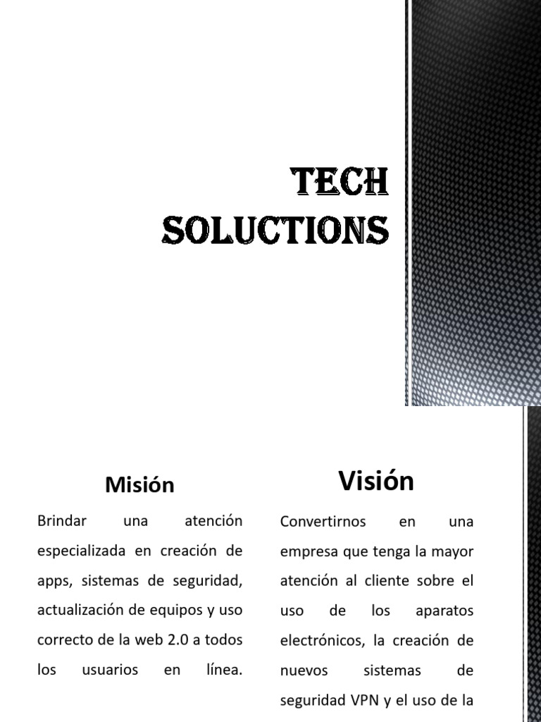 Tech Soluctions | PDF