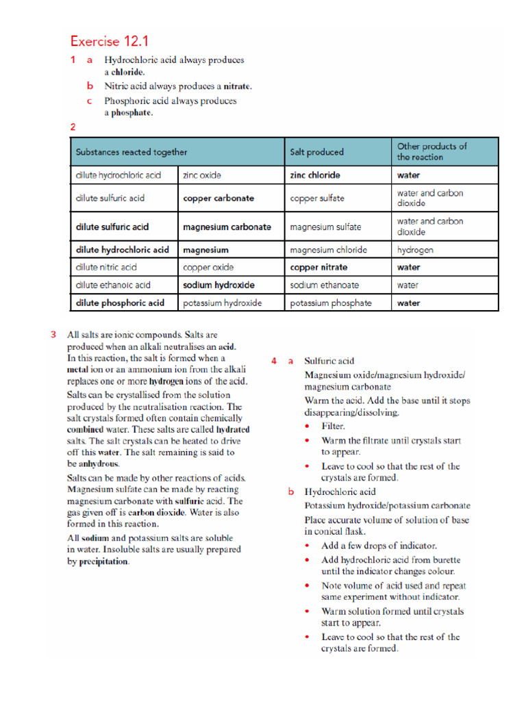 CH 12 Workbook | PDF