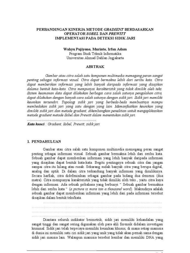 Contoh Format Paper | PDF