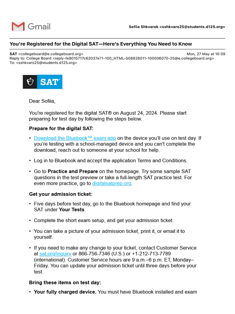 You'Re Registered For The Digital SAT-Here's Everything You Need To ...