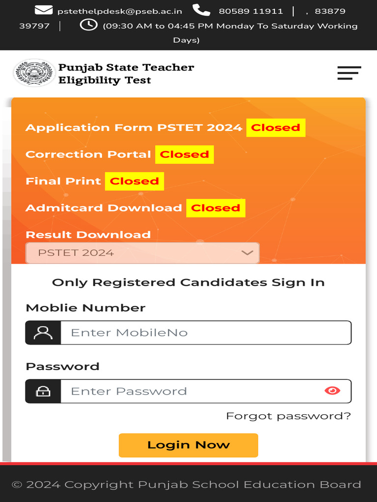 Punjab State Teacher Eligibility Test | PDF