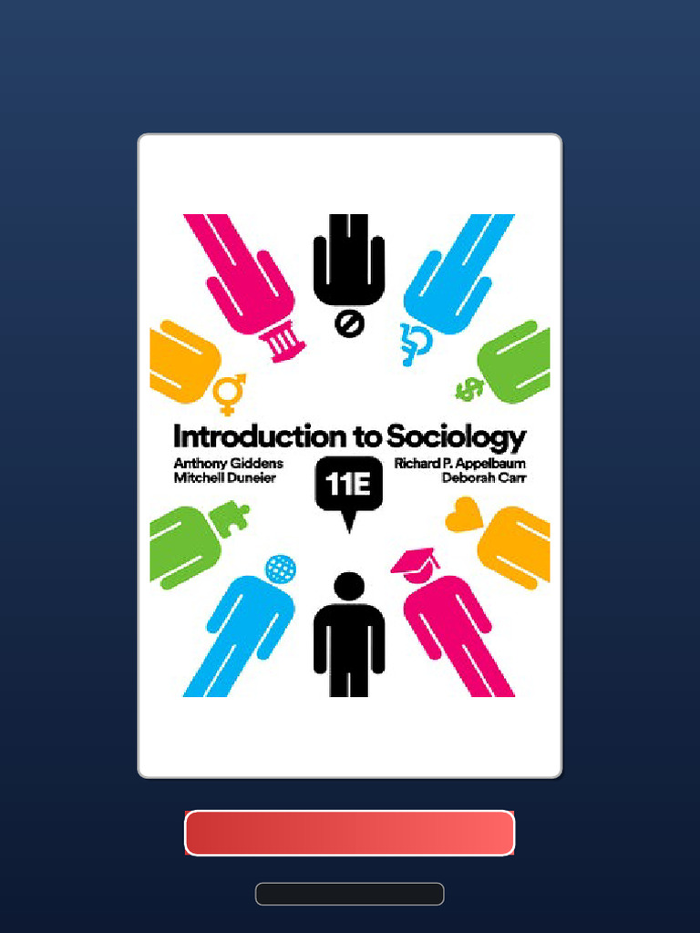Introduction To Sociology, 11th Deborah Edition, Carr, Anthony Giddens | PDF | Sociology ...